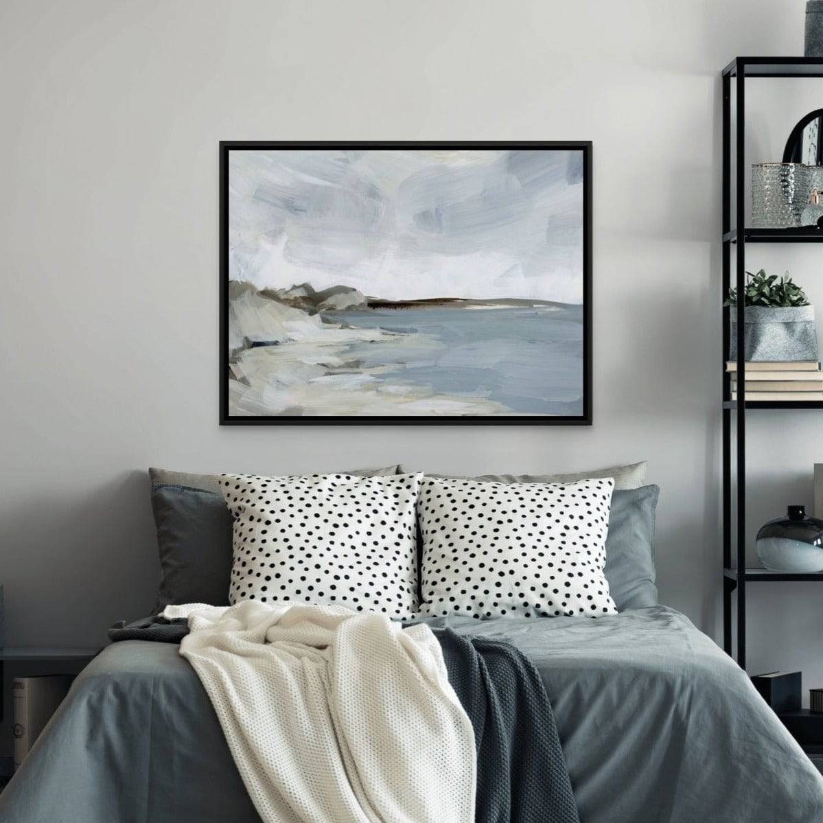 The Sandy Seashore Canvas | Giri Designs Wall Art