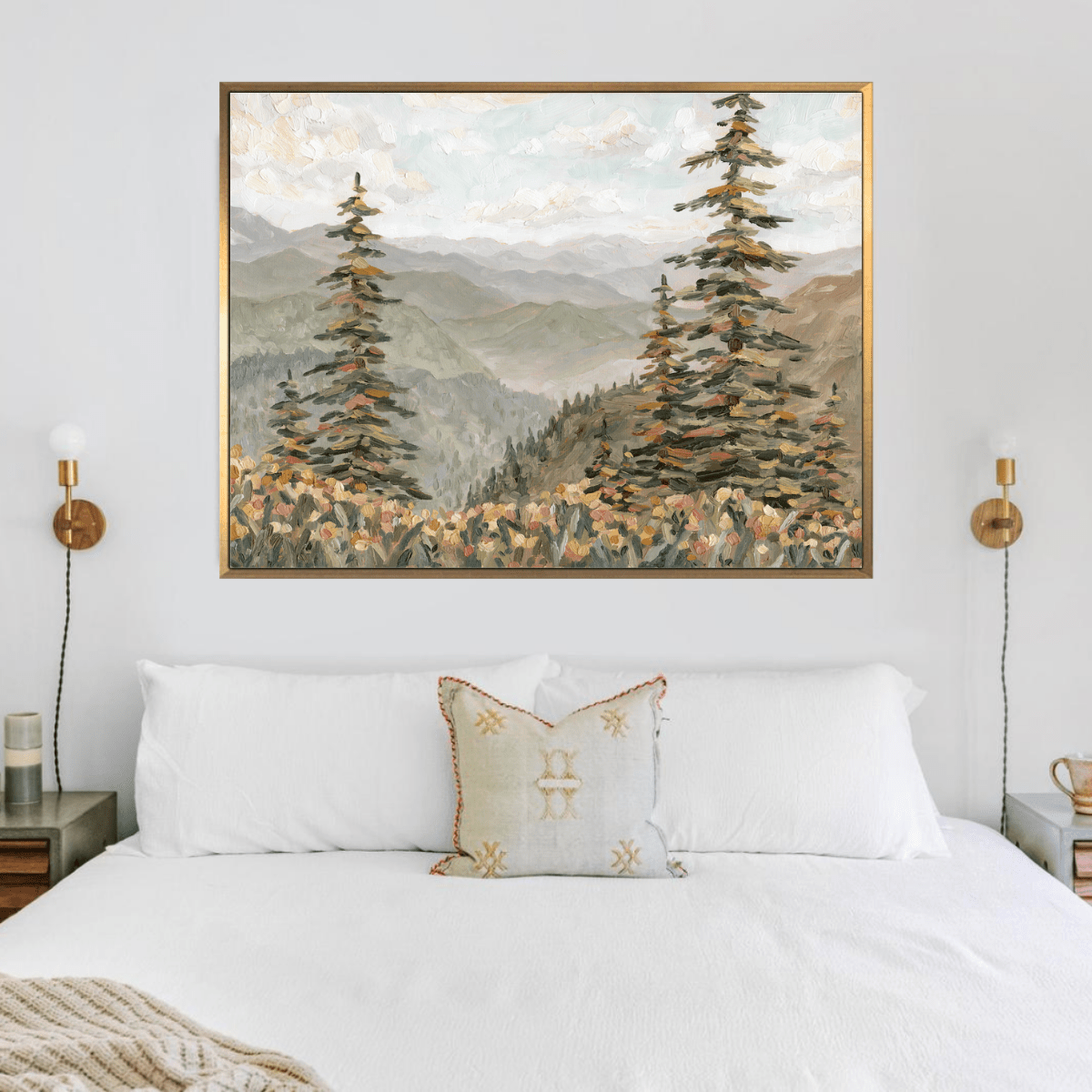 Rainbow Ridge Canvas | Giri Designs Wall Art