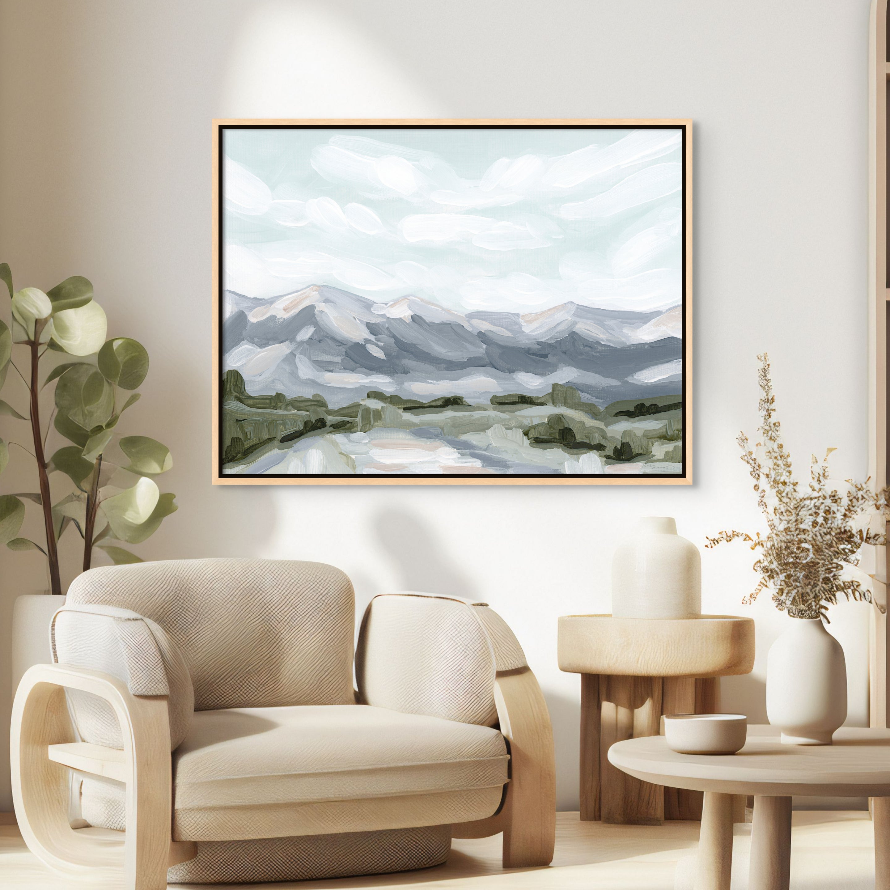 Breckenridge Hand Embellished Canvas | Giri Designs Wall Art