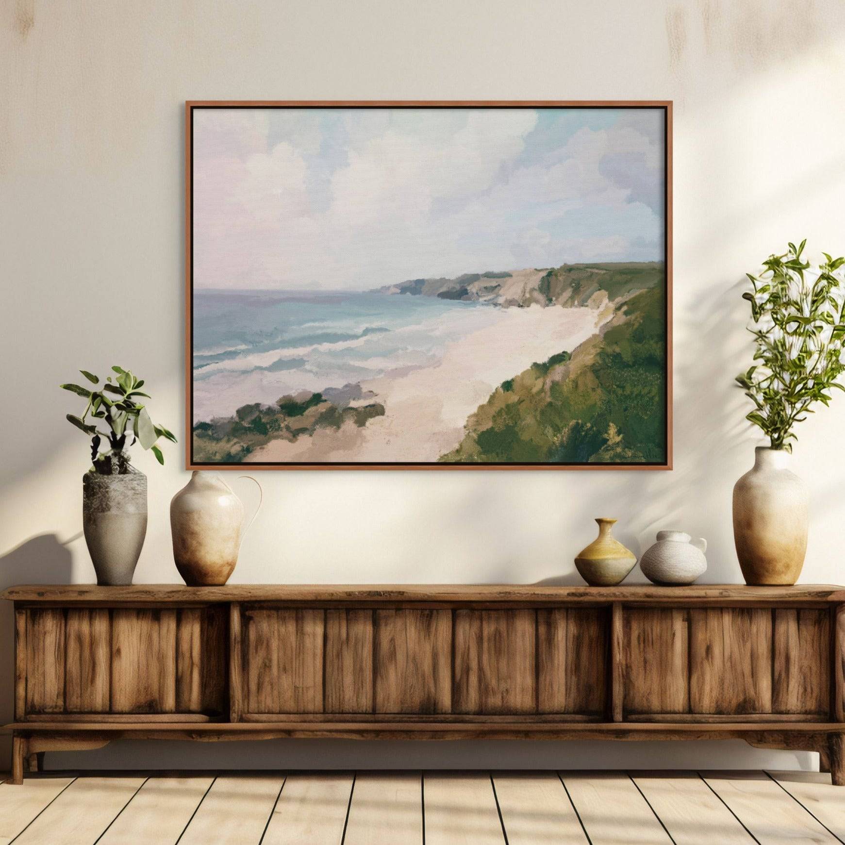 Cornwall Coast Canvas | Giri Designs Wall Art