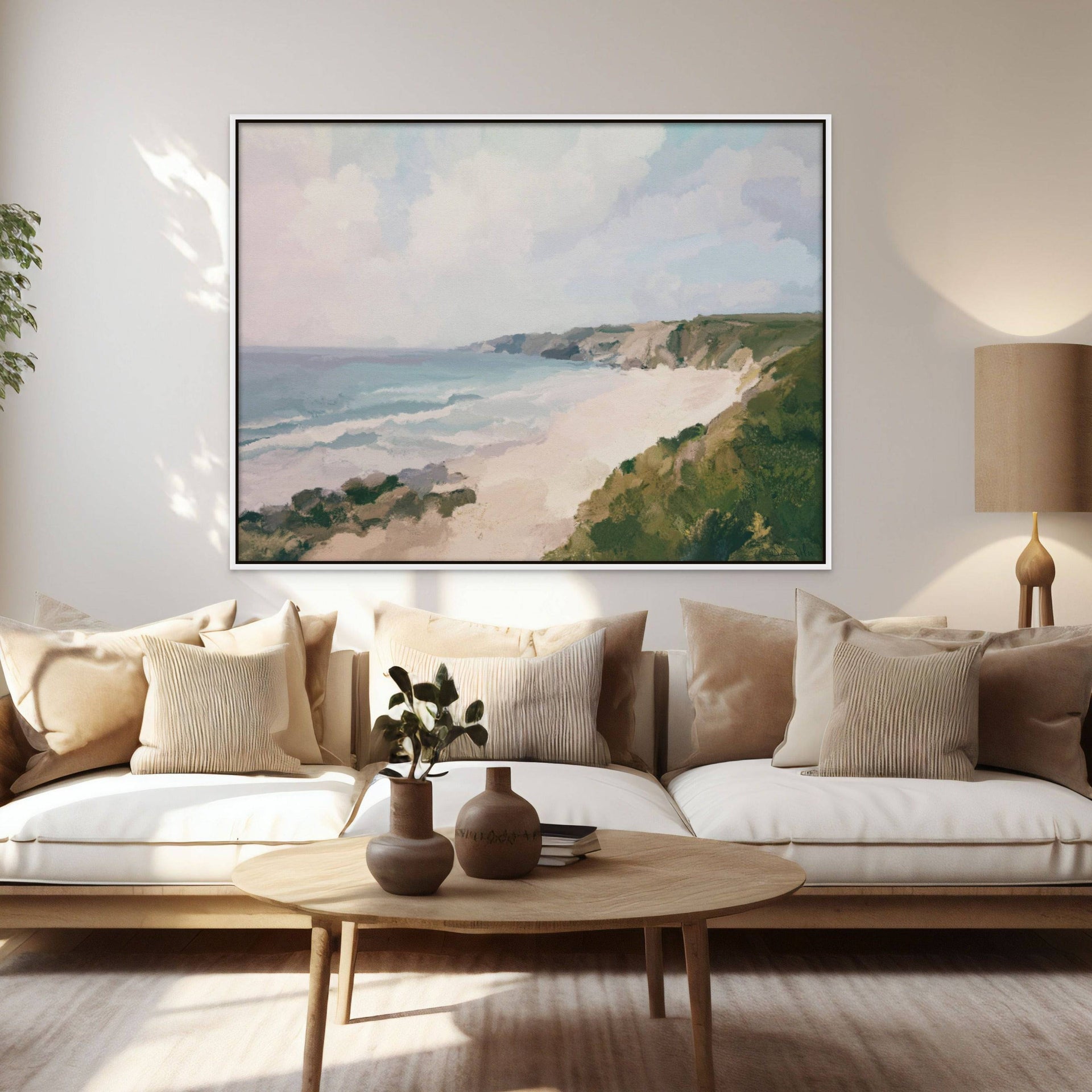 Cornwall Coast Canvas | Giri Designs Wall Art