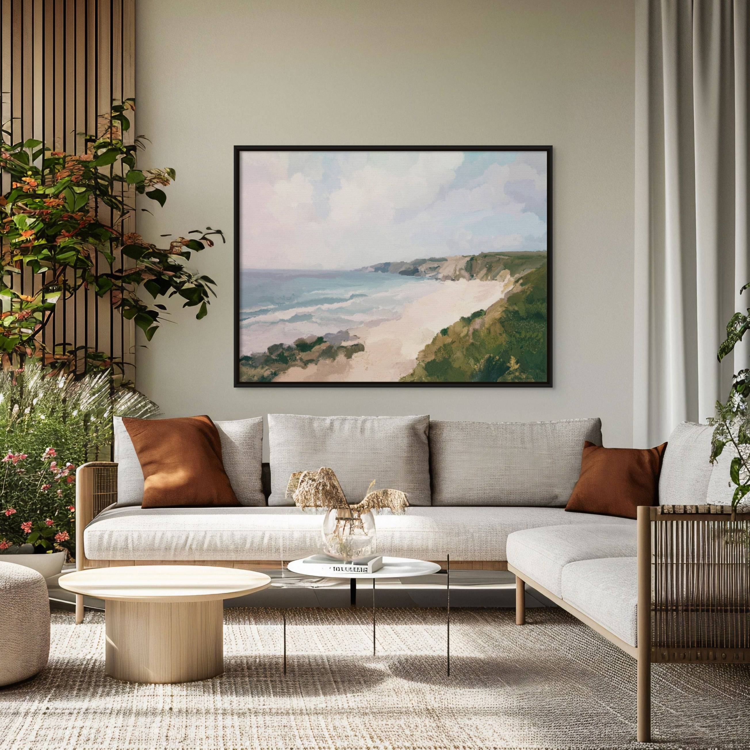 Cornwall Coast Canvas | Giri Designs Wall Art