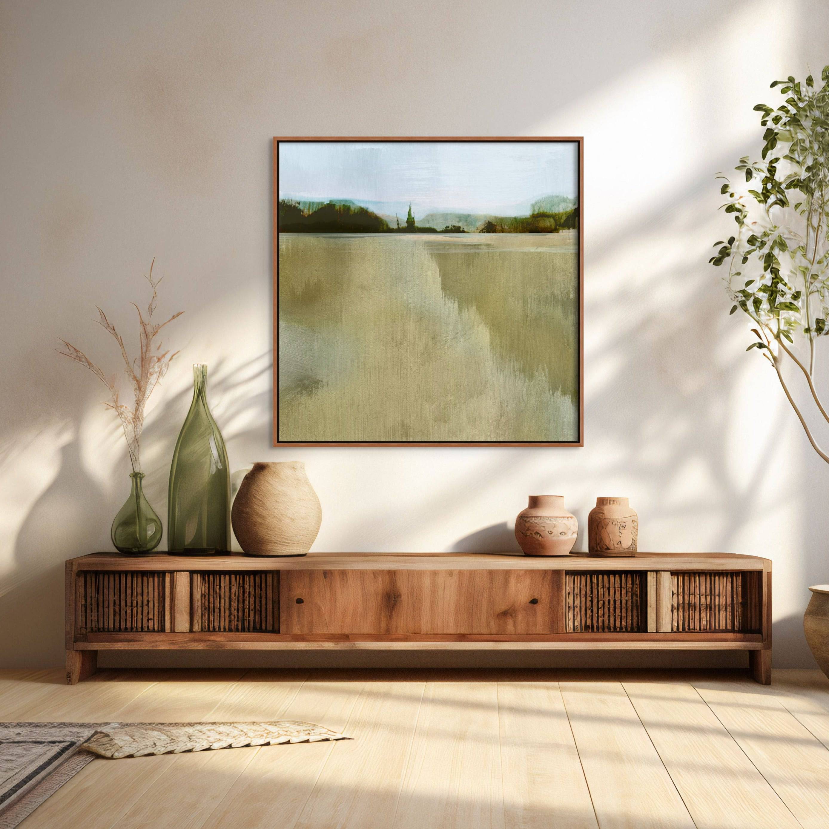 Distant Fields Canvas | Giri Designs Wall Art