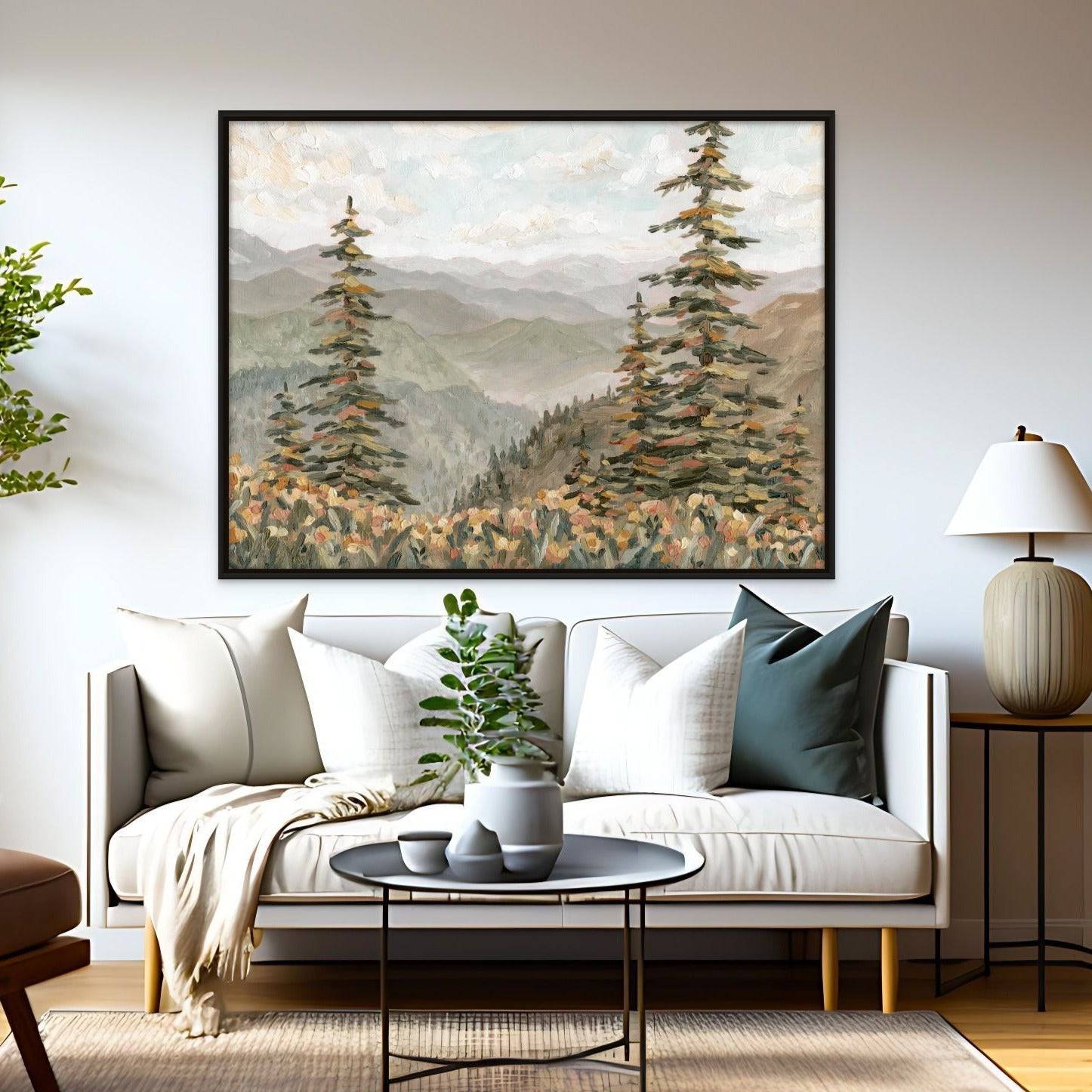 Rainbow Ridge Canvas | Giri Designs Wall Art