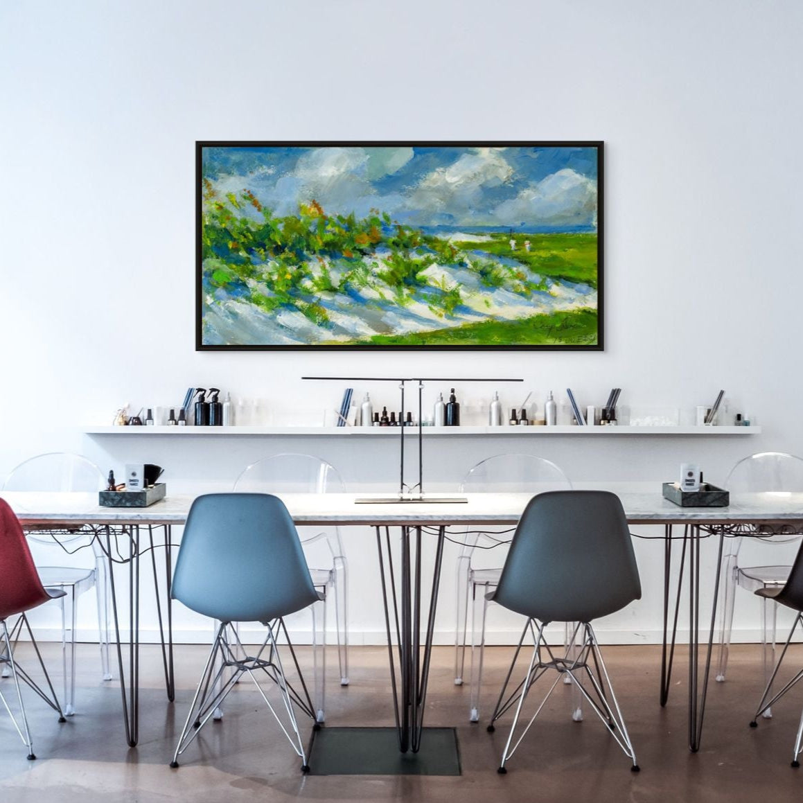 Shoreline Approach Canvas | Giri Designs Wall Art