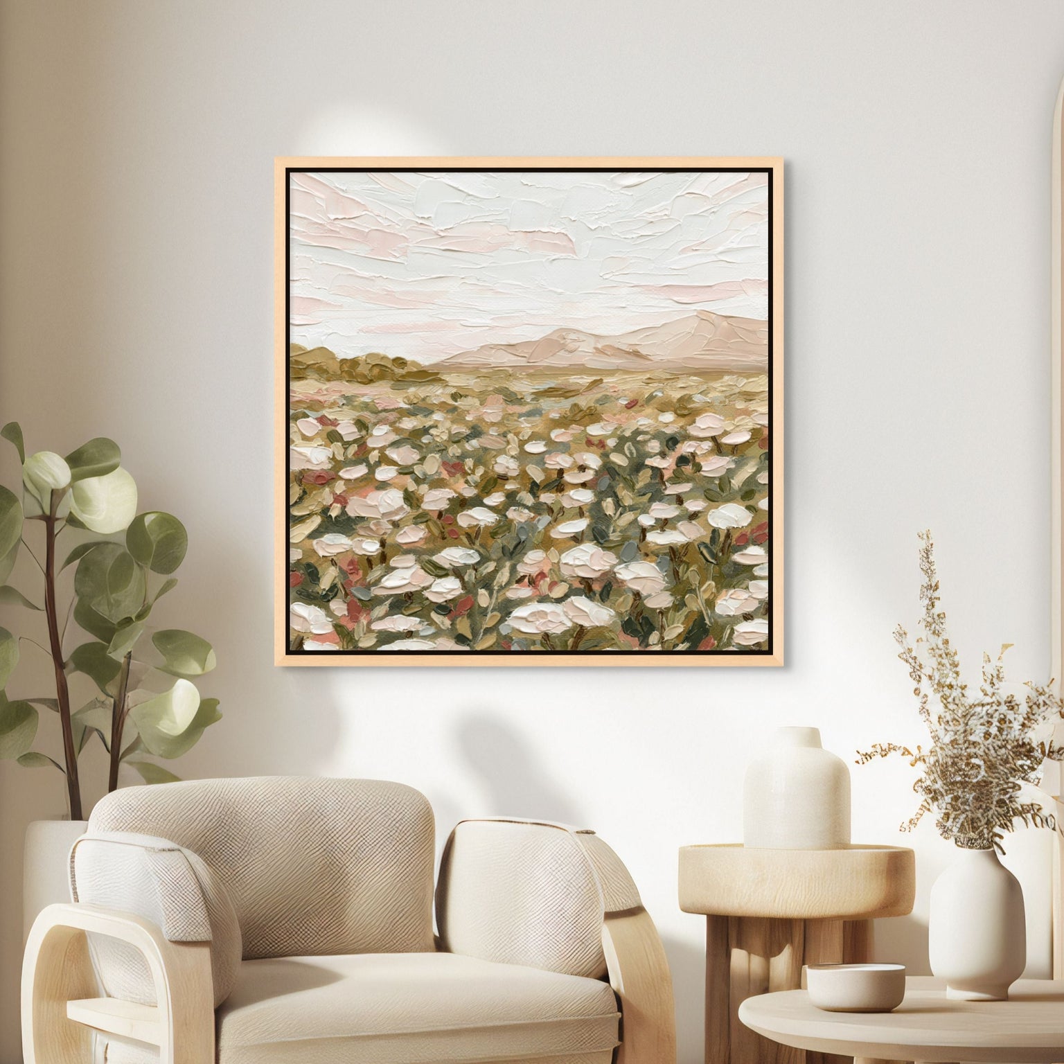 Life Hand Embellished Canvas | Giri Designs Wall Art
