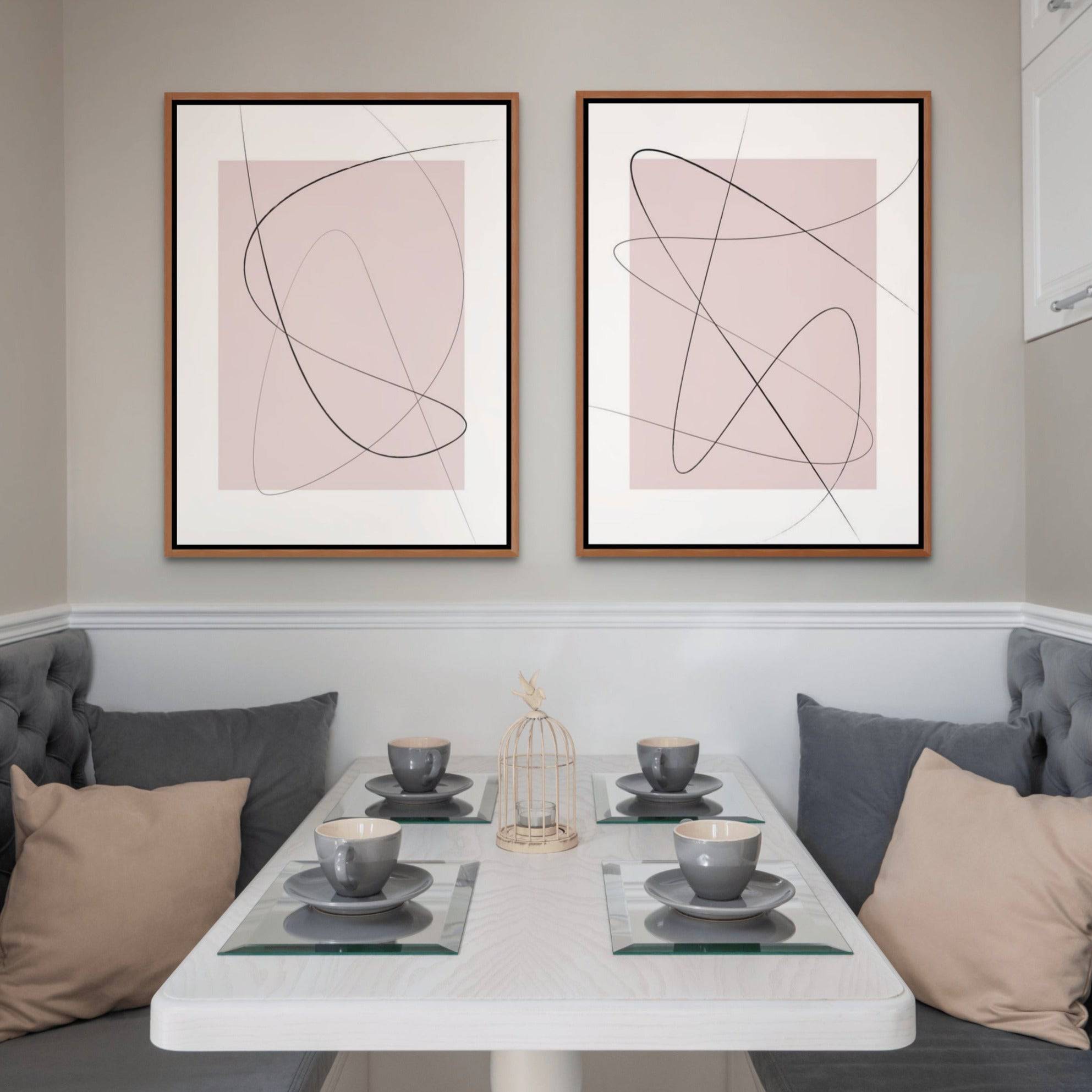 Blushing Canvas | Giri Designs Wall Art