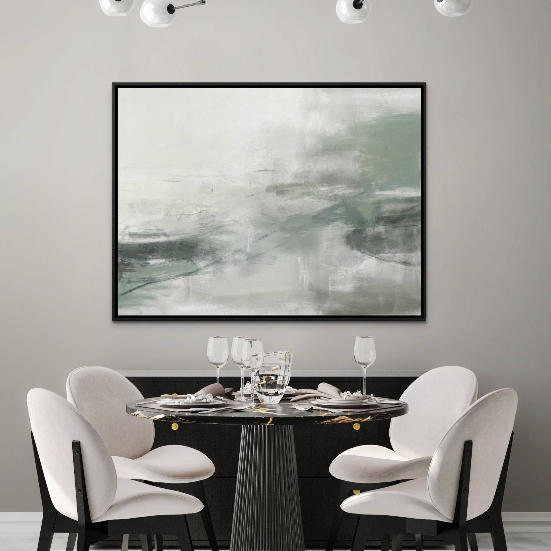 Green Yard Canvas | Giri Designs Wall Art