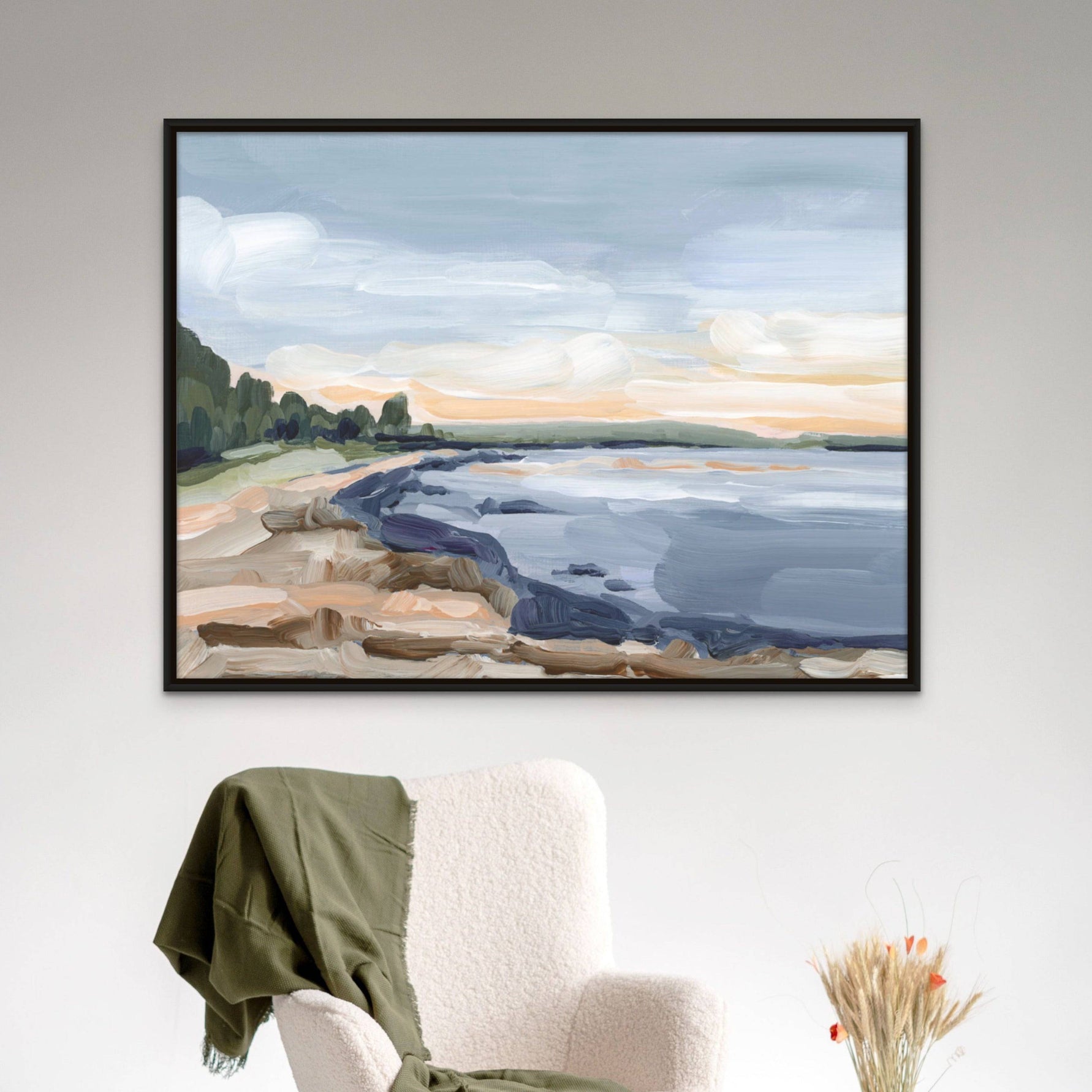 Pretty Marsh Canvas | Giri Designs Wall Art