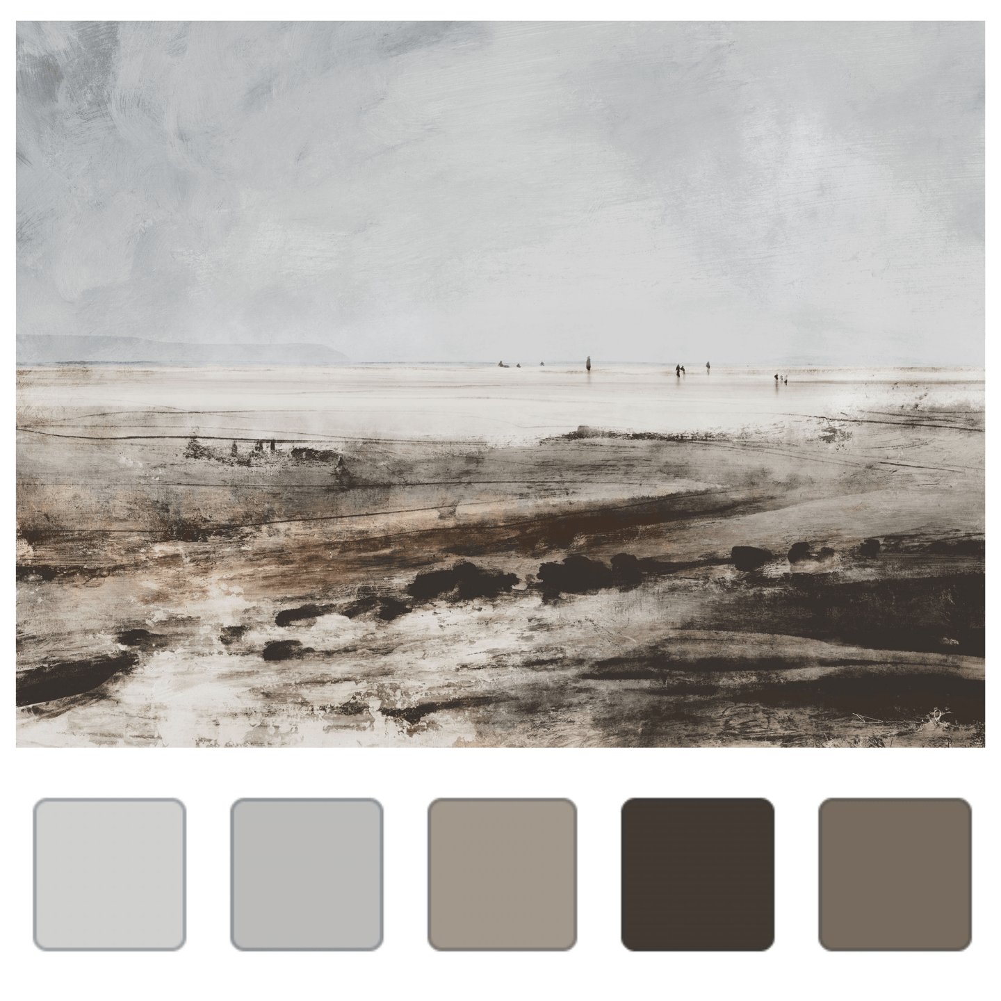 Distant Shore Canvas | Giri Designs Wall Art