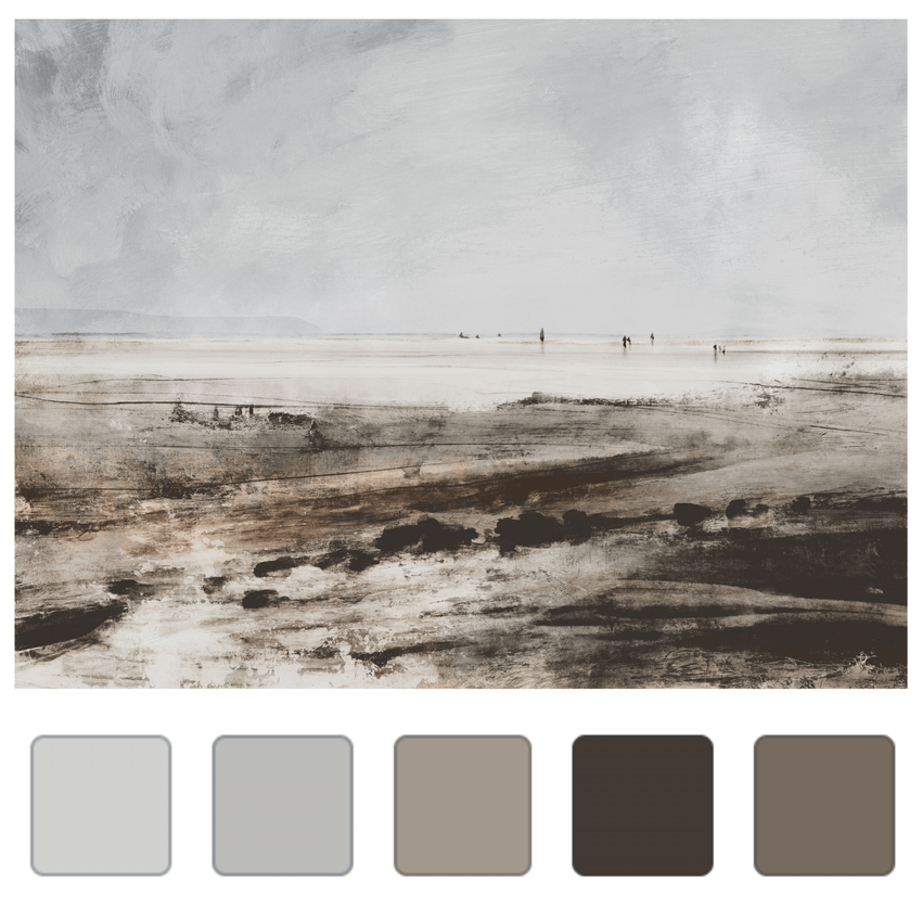 Distant Shore Canvas | Giri Designs Wall Art