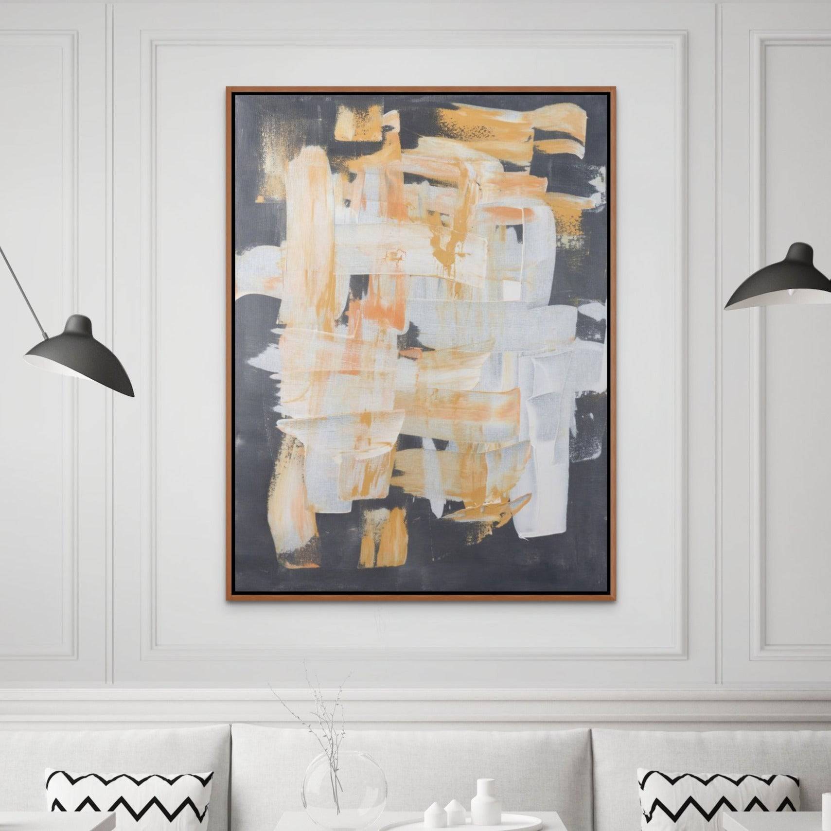 Winged Breath Canvas | Giri Designs Wall Art